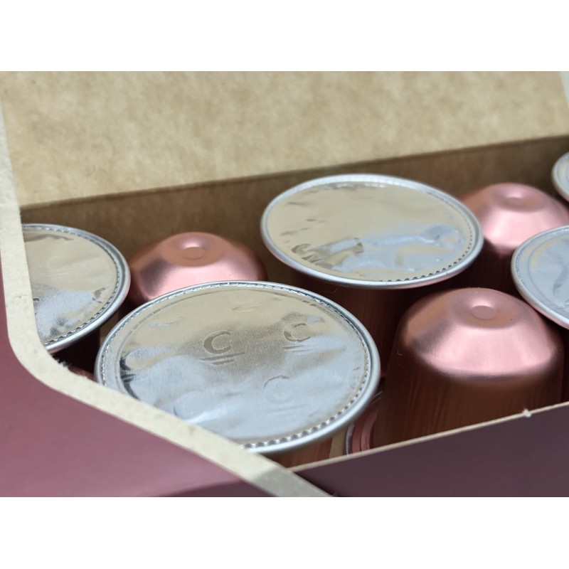 cafe organico en capsula de aluminio Espresso compatible